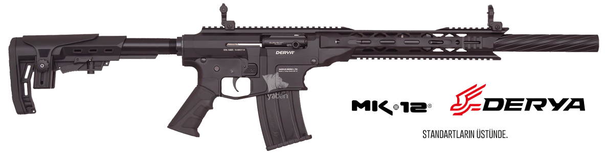 Derya Arms MK-12 SİYAH | AS-100S | Şarjörlü | Av Tüfeği
