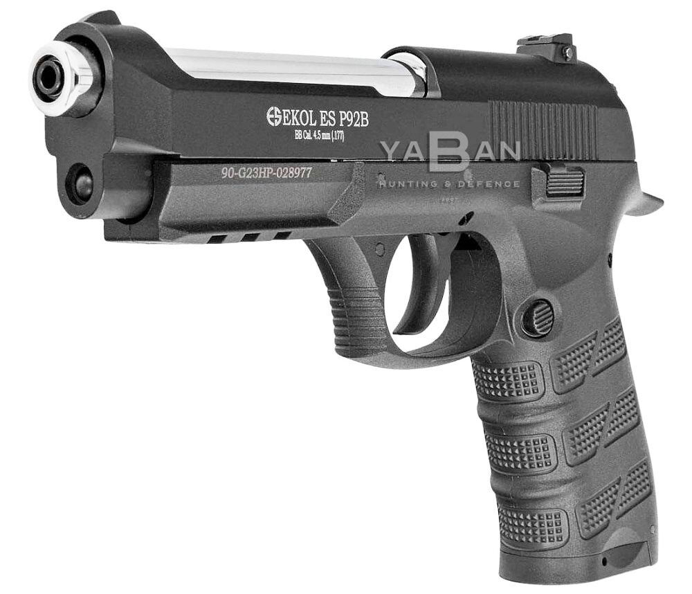 EKOL ES P92 Siyah Blowback Havalı Tabanca