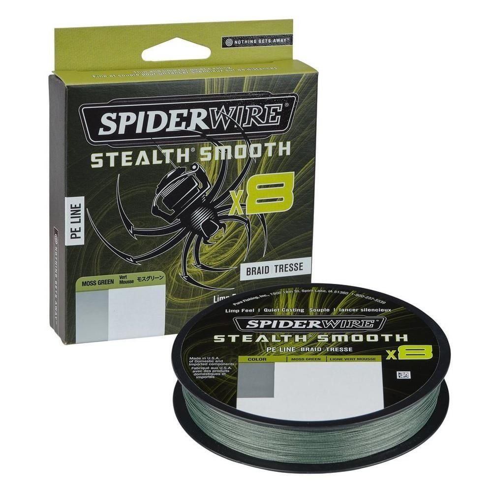 SpiderWire Stealth Smooth x8 Pe Braid 150m Moss Green Örgü İp 0.13mm